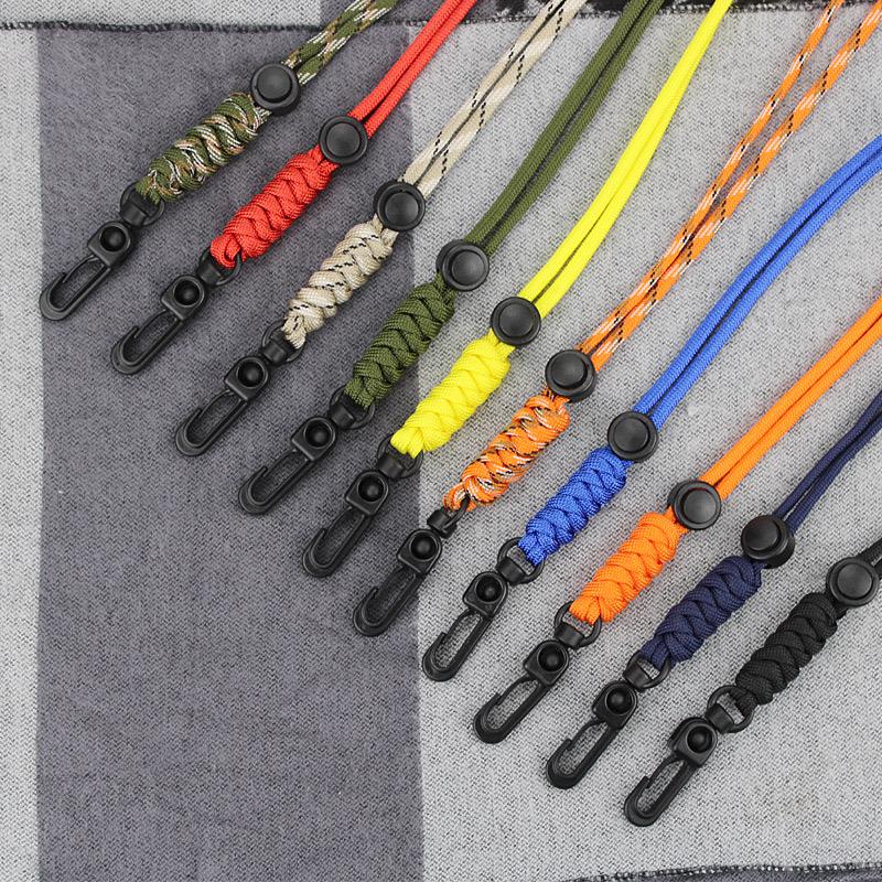 Lanyard Gantungan Adjustable id Card Name Tag Strap Tali Paracord ...