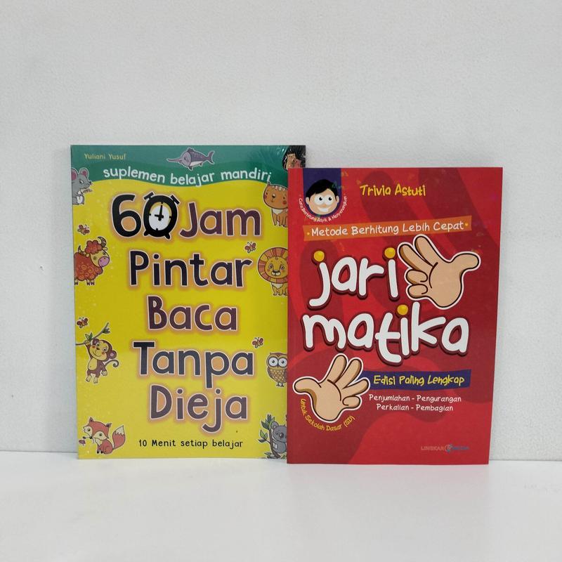 Paket 2 Buku 60 Jam Pintar Baca Tanpa Dieja - Jari Matika - Shop | Tokopedia