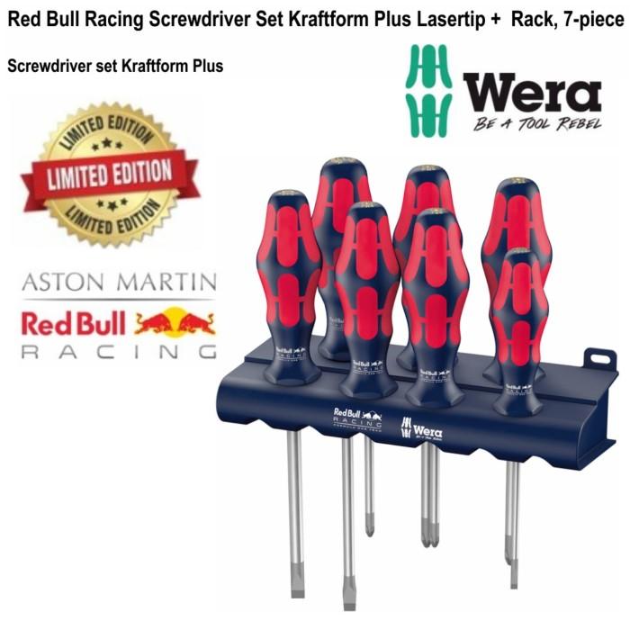 Promo Wera 05227700001 - Obeng Racing Set Limited Edition Red Bull 7 Pc ...