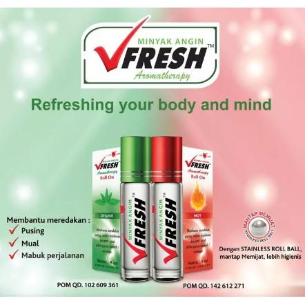 VFRESH 8ml minyak angin panas - Shop | Tokopedia