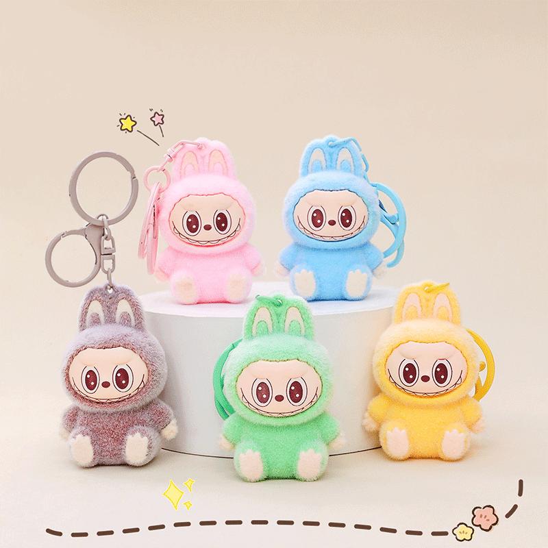COD Plush Labubu Keychain Backpack Girl Kid Gifts Mini Labub - TikTok ...