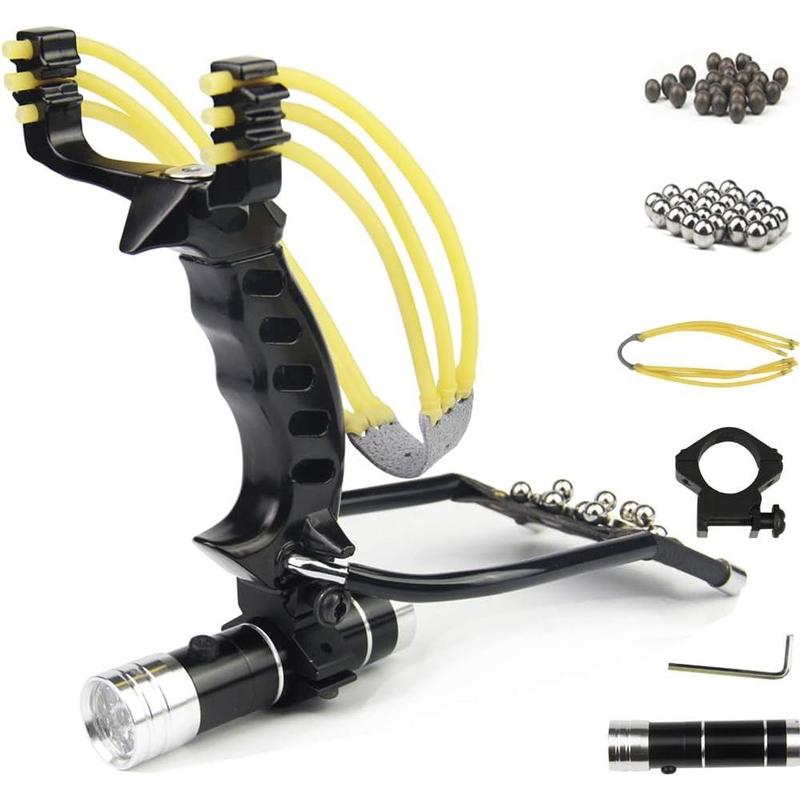 Slingshot,Wrist Sling Rocket Professional Hunting Slingshot with Heavy ...