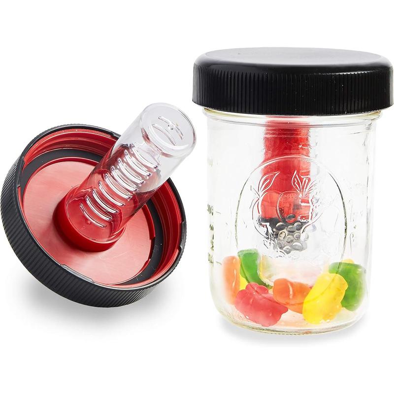 Jar Safe - Proof Herb Container - 2PK - Airtight Storage - Wide ...