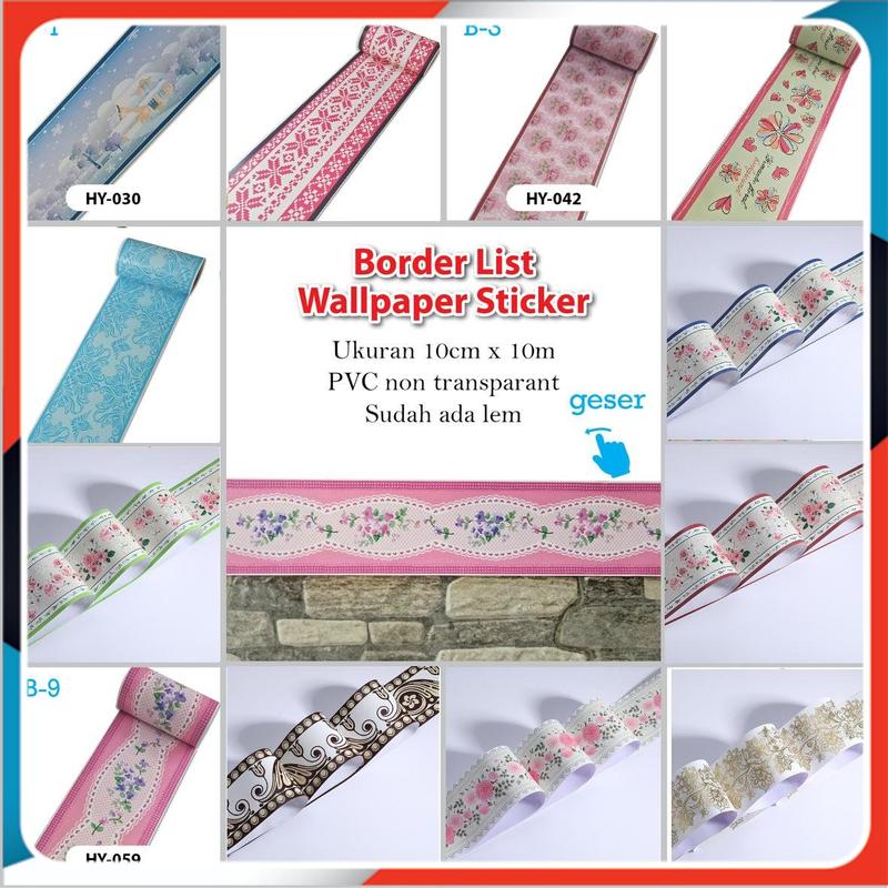 Wall Border Sticker / Listborder / Wallpaper List Dinding 10 - Shop ...