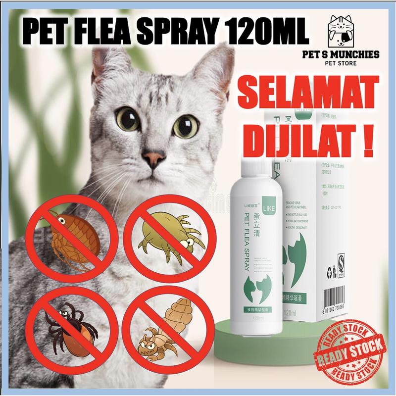 Cat Flea Spray Cat Box 120ml Most Effective Flea Spray Cat Box - TikTok ...