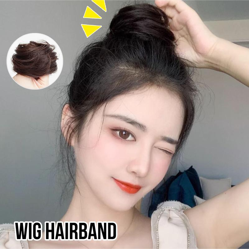 Fluffy Flower Bud Hair Rope Ball Head Wig Hair Ring - A Charming ...