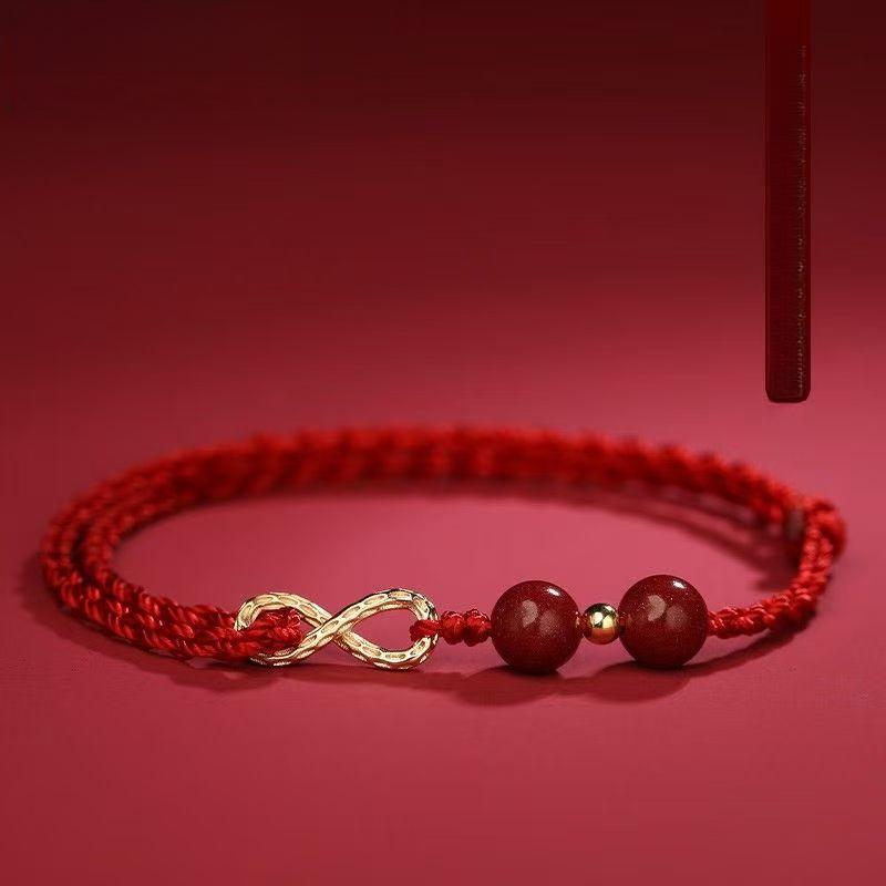 Infinite Luck Cinnabar Zodiac Year Red String for Wealth Luc - TikTok ...