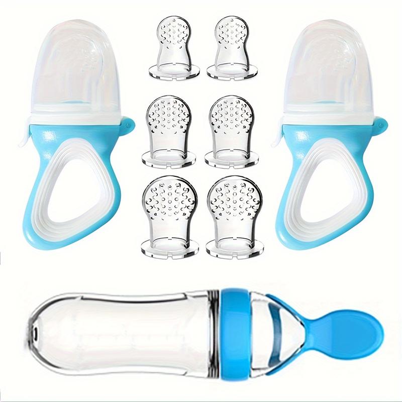 2025Feeding Set: 1pc Silicone Squeeze Feeding Bottle with Spoon, 2pcs ...