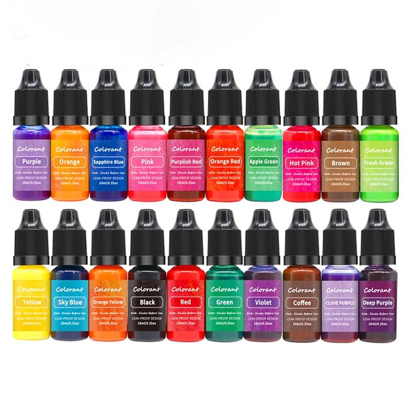 Dakwat Pigmen Resin, 10ml, Cecair Lilin, Pewarna Lilin Aromaterapi ...