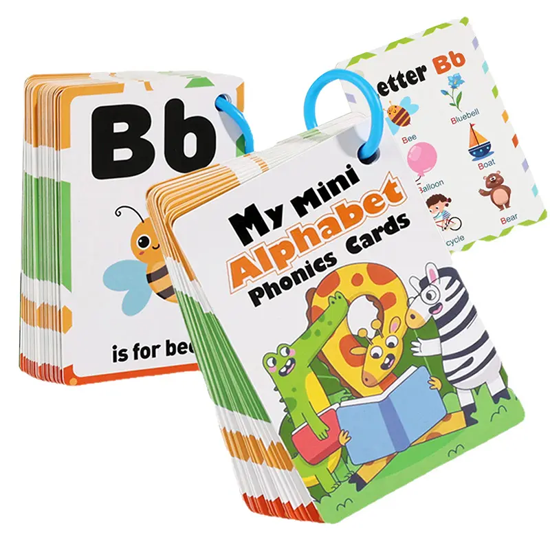 27 English Alphabet Flash Cards, 156 A-Z English Words, Alphabet ...