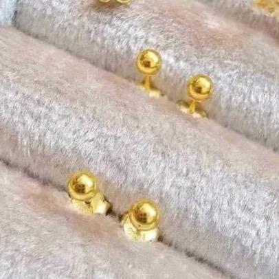 ball’s earrings gold pakaw - TikTok Shop Philippines