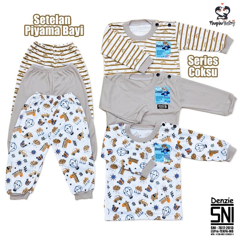Top 1 DENZIE - 3 Set Baju Bayi Seri Coksu Panjang Kancing Bahu - Shop ...