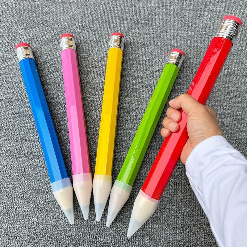 Pensil Super Besar, Pensil Kayu Raksasa, Pensil Unik Untuk Mengurangi ...