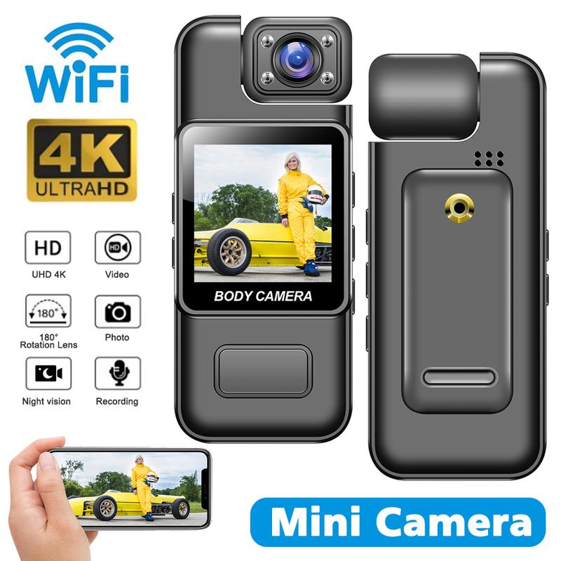 Kamera Mini Wifi, Resolusi HD 4K, Perakam Video Digital Mudah Alih ...