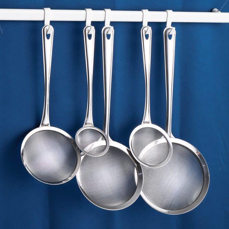 Penapis Ladu, Keluli Tahan Karat, untuk Dapur Rumah, Penapis Susu Buah ...