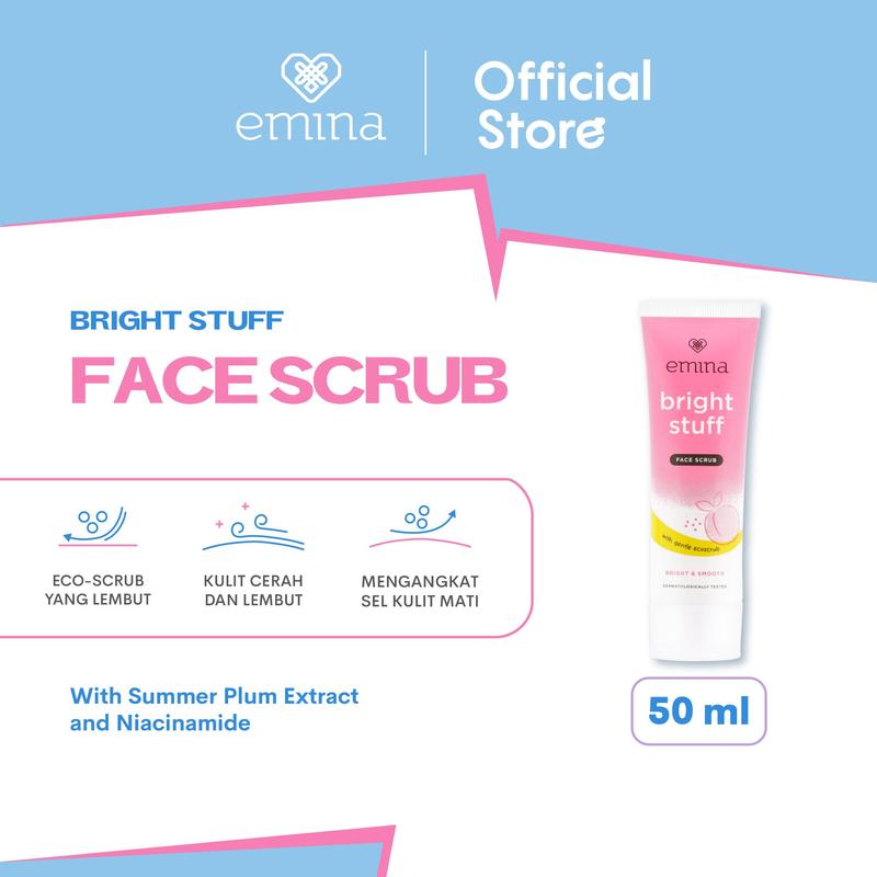 Emina Bright Stuff Face Scrub 50 ml - TikTok Shop Malaysia