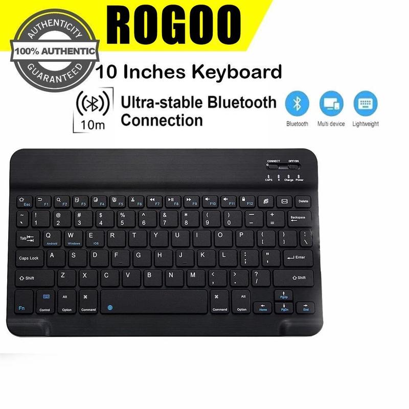 10-inch keyboard and mouse set wireless ultra-thin portable bluetooth ...