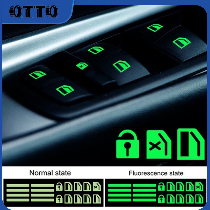 【OTTO】1pcs Car Styling Window Switch Luminous Night Stickers - Shop ...