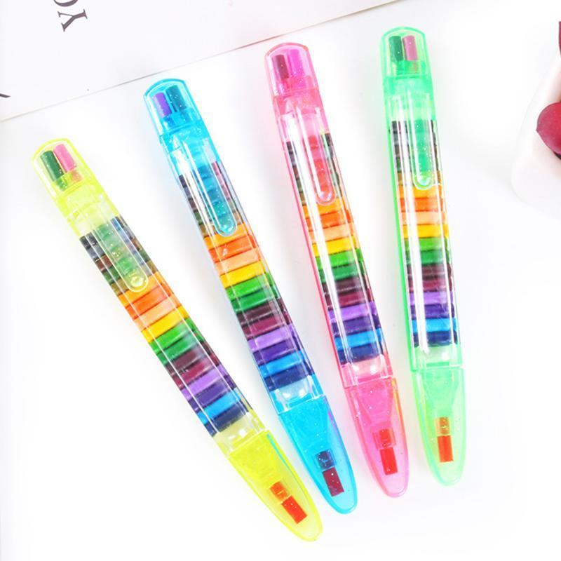 Krayon Cat, Pen Berwarna Lukisan Seni Pelajar, Lukisan DIY Kreatif ...