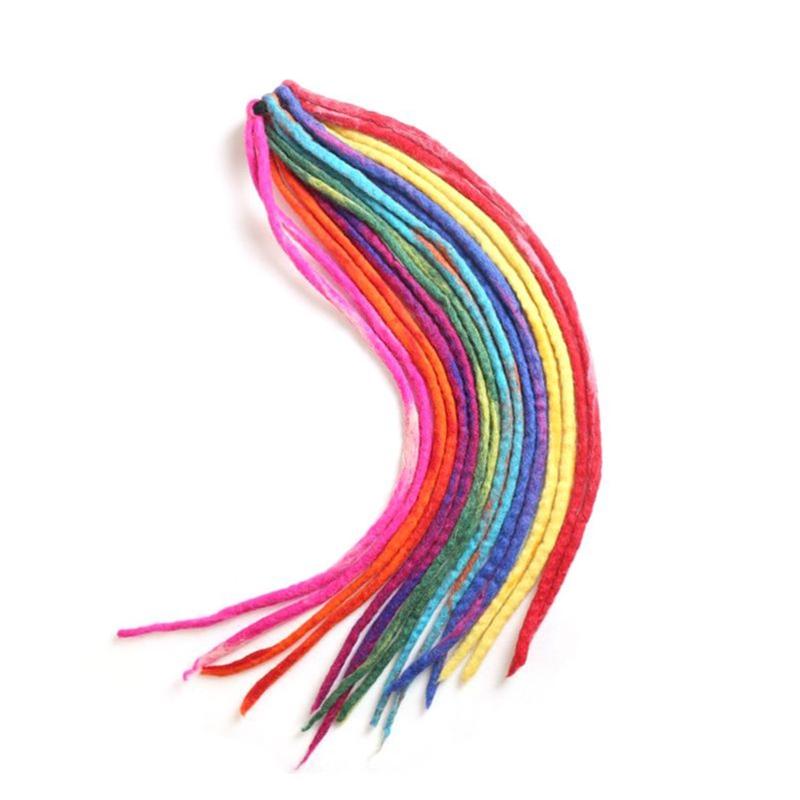 YLu Synthetic Dreadlocks Space Roll Afro Women's Dirty Hair Extension ...