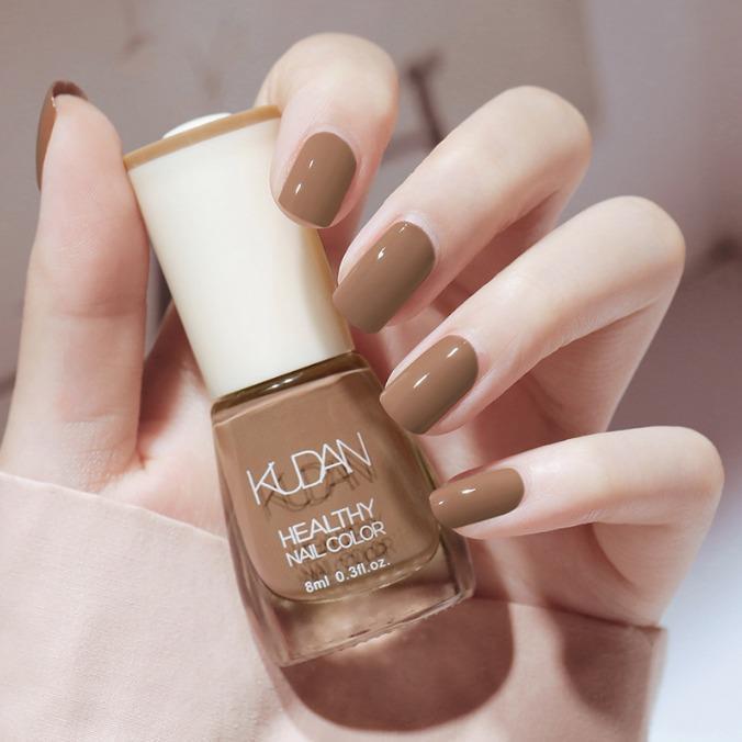 【KAREBELLE Ready Stock COD】Brown nails polish Waterproof Long-lasting ...