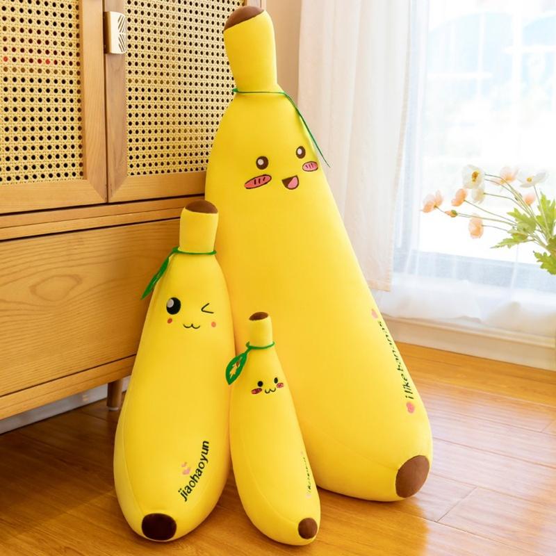 Bantal Mewah Pisang Simulasi Kartun, Reka Bentuk Comel, 35CM - TikTok ...