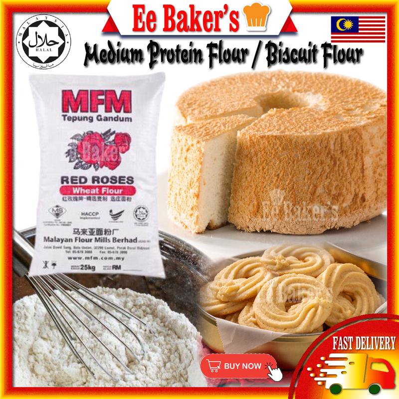 Tepung Protein Sederhana | Tepung Ros Merah | Tepung Biskut Serbaguna ...