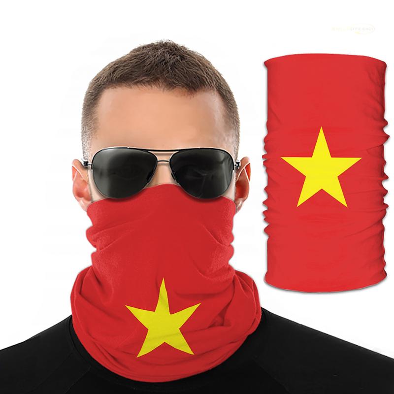 Southeast Asian Flag Mask Breathable Windproof Dust-proof Sun-proof ...