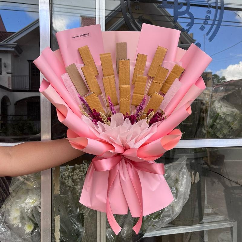 EMPTY SLOTS READY MADE CHOCOLATE BOUQUET (chocolate not included ...