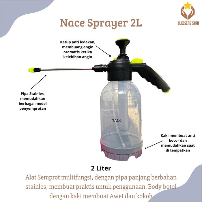 Jual Alat Semprotan 2 Liter Sprayer bukan busa untuk Pestisida Tanaman ...