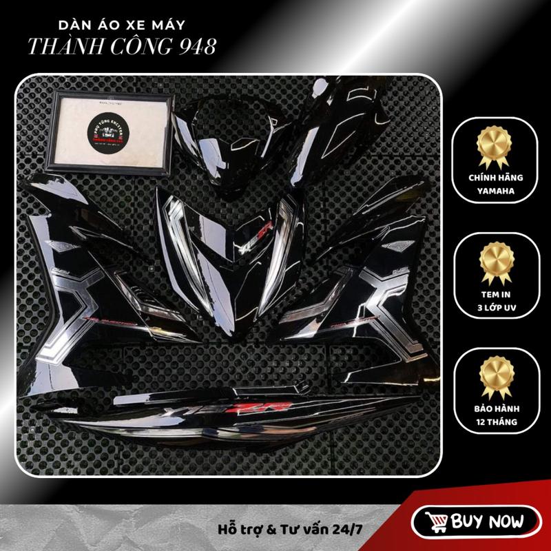 Dàn áo Exciter 150 Đen bóng mẫu tem Y15ZR - Tặng Tem, Baga Phụ - TikTok ...