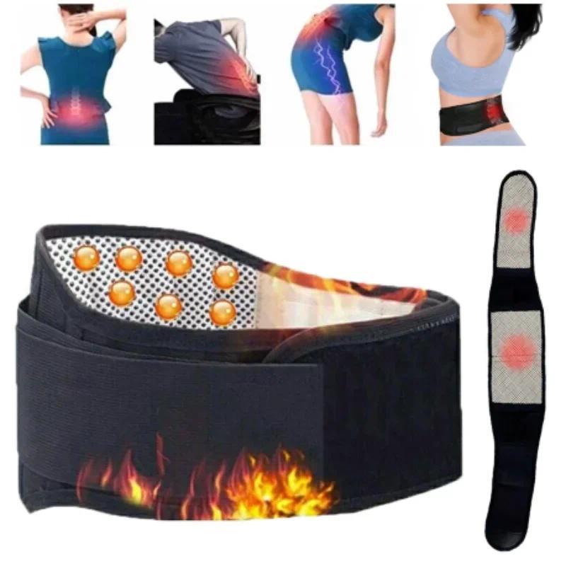 Adjustable Self-heating Belt,Magnetic,Therapy Support Back Waist,Brace ...