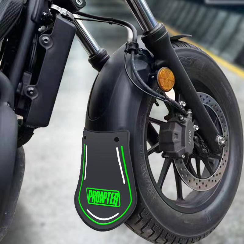 Motorcycle Universal Mud Board Rubber Mudguard, Front Wheel Mudguard ...
