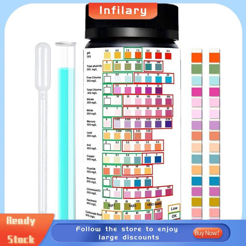 Kit Ujian Air Minuman, Julat Penuh 50ct, Ketepatan Tinggi 16 - TikTok ...