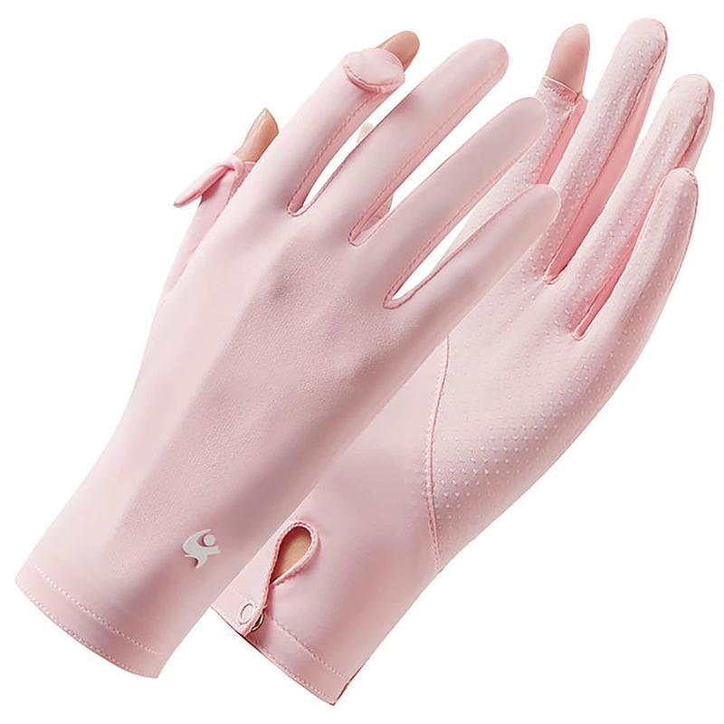 Summer Sunblock Gloves Uv Protection Non-slip Touchscreen Driving For ...