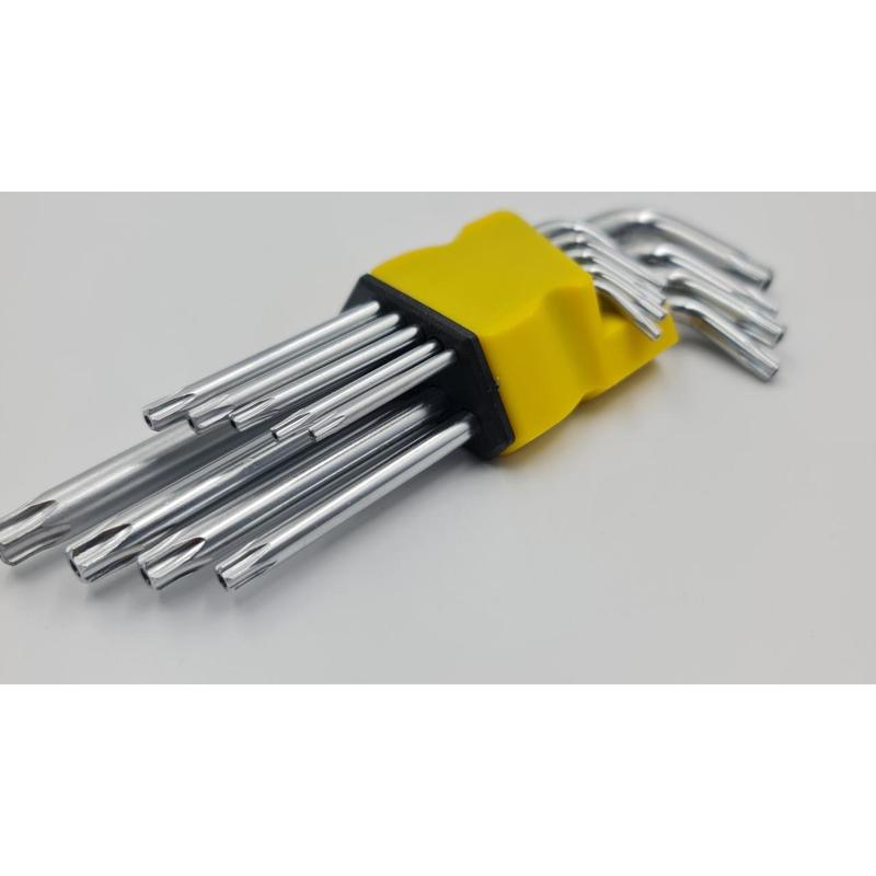 9Pcs Torx Head Allen Key Set Wrench L-Shape Repair Tools T10 - TikTok ...