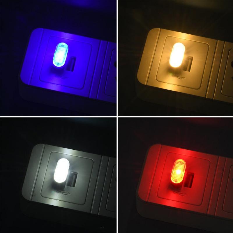 Lampu Suasana USB Kereta, Saiz Mini, Lampu Malam LED, Lampu Ambien ...