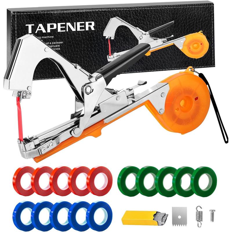 Plant Tying Machine Plant Tapener, Garden Tape Tool with 15 Rolls ...