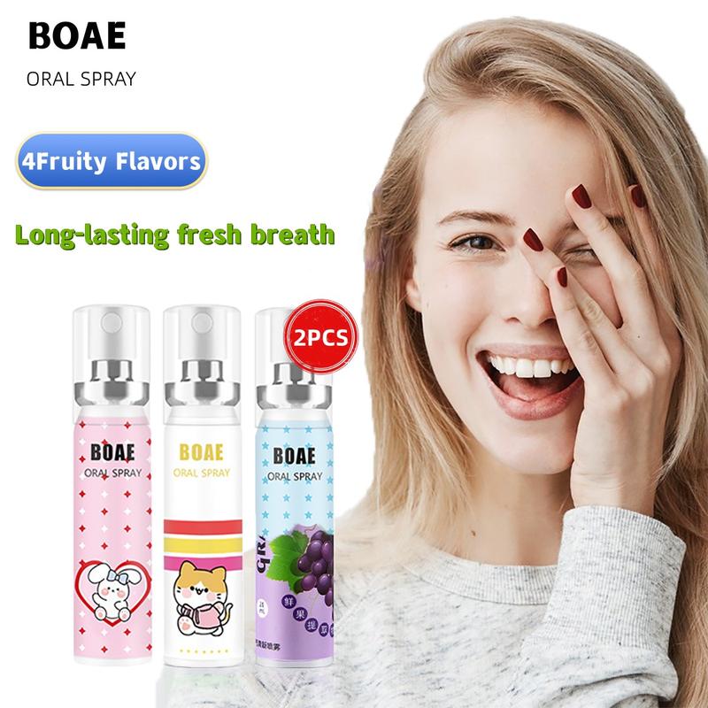 BOAE 2pcs Mouth Spray Cleaning Mouth Spray Lasting Fresh Breath ...