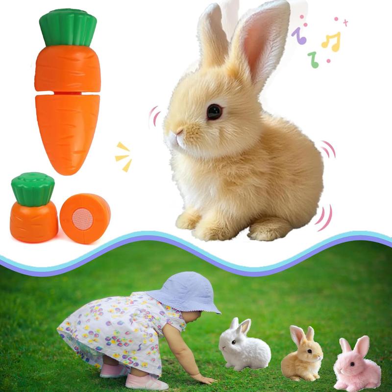 Interactive Realistic Easter Bunny Toy - Jumping, Twitching Ears ...
