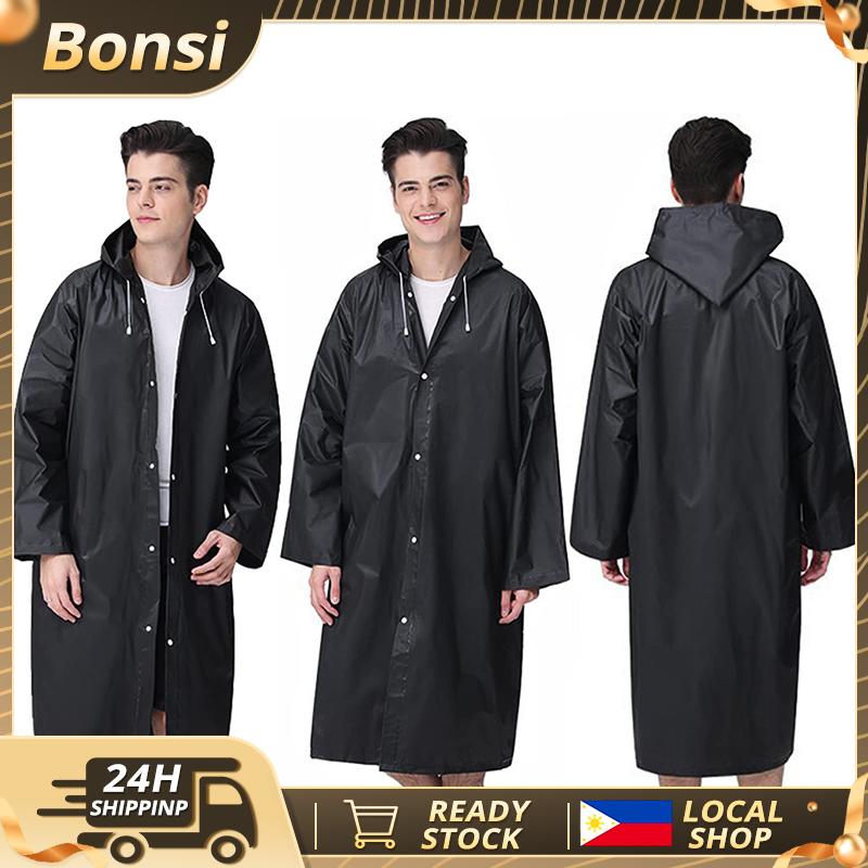 Durable Raincoat Waterproof Rain Poncho Reusable Unisex Men Women ...