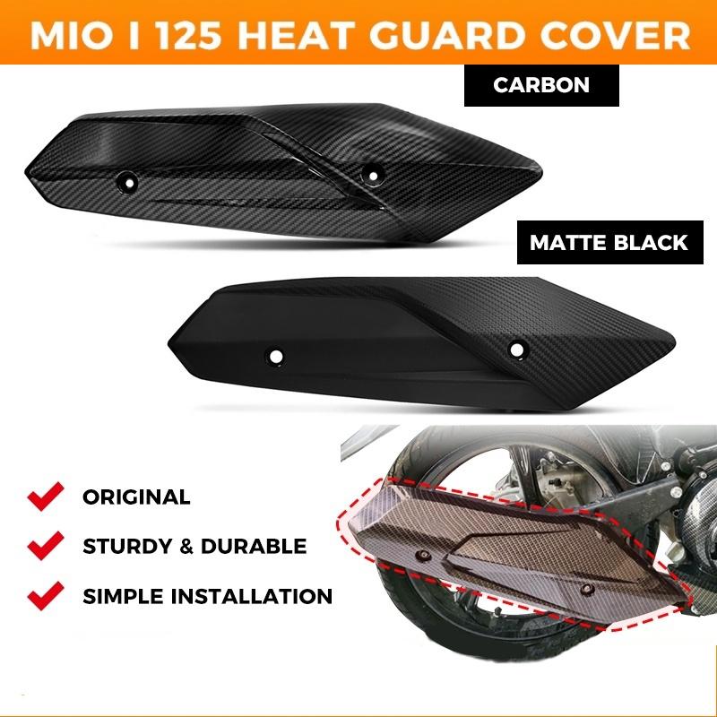 Muffler Cover for YAMAHA Mio i 125 Glossy Carbon Heat Guard Cover ...