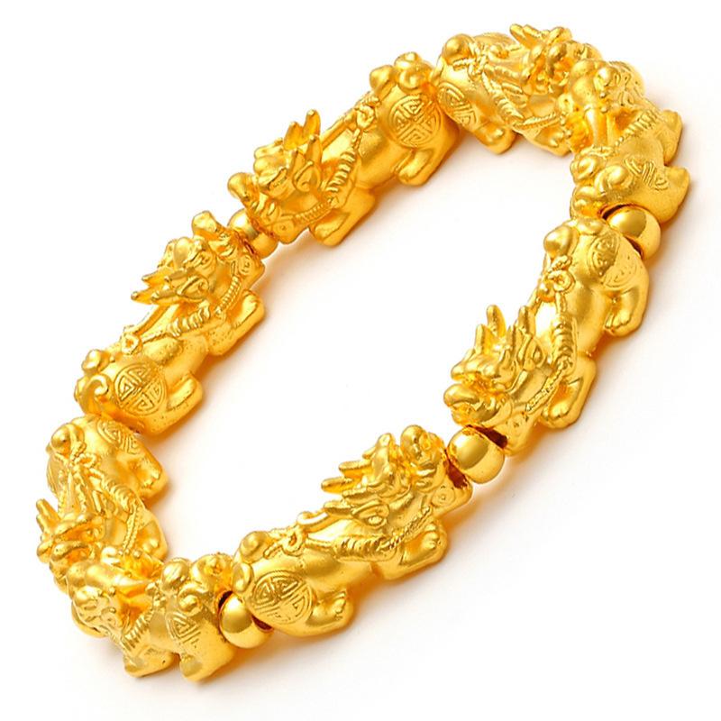 Shajin jewelry, Chinese (Lucky Beast-Pixiu) bracelet, 3D har - TikTok ...