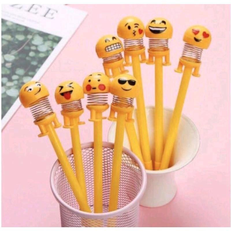 pulpen gel karakter emoji Pena - Shop | Tokopedia