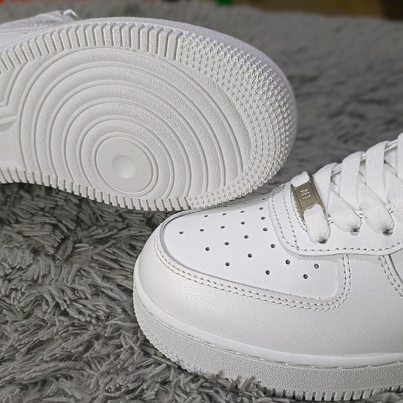 A-F1 Triple White Shoes Fashion Sneakers spikey Footwear - TikTok Shop ...