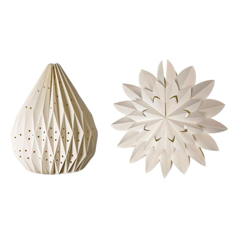 Origami Light Shade Decorative Folding DIY Light Fixture Pendant ...