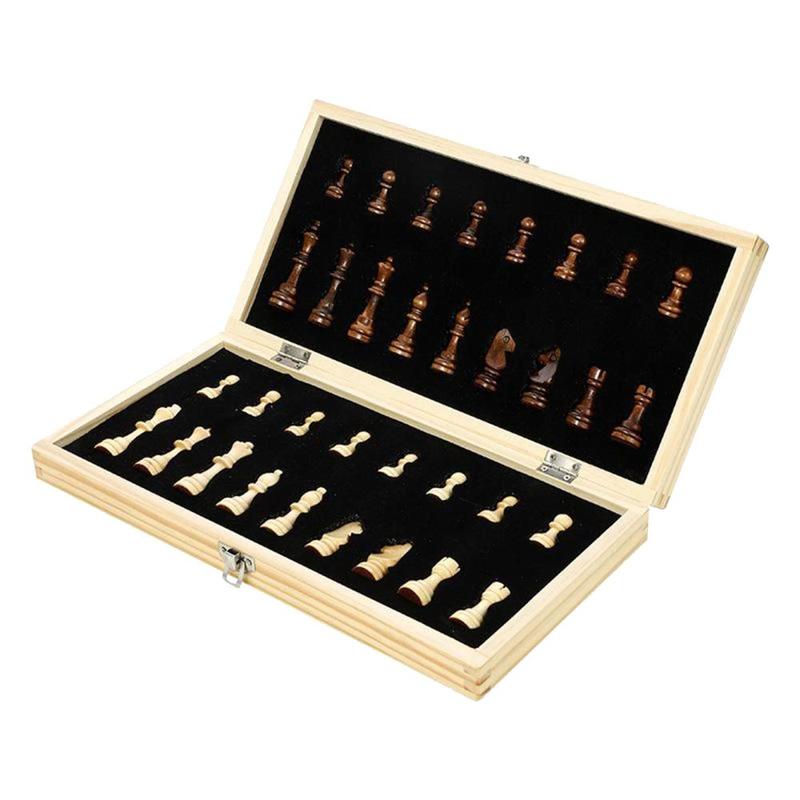 Set Catur Magnetik, 11 "x 11", Set Catur Kayu Bertatah, dengan - TikTok ...