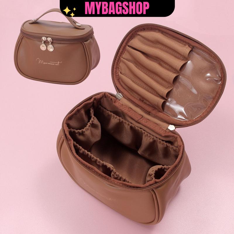 READY STOCK Travel Makeup Pouch Toiletry Organizer Zipper Cosmetic ...