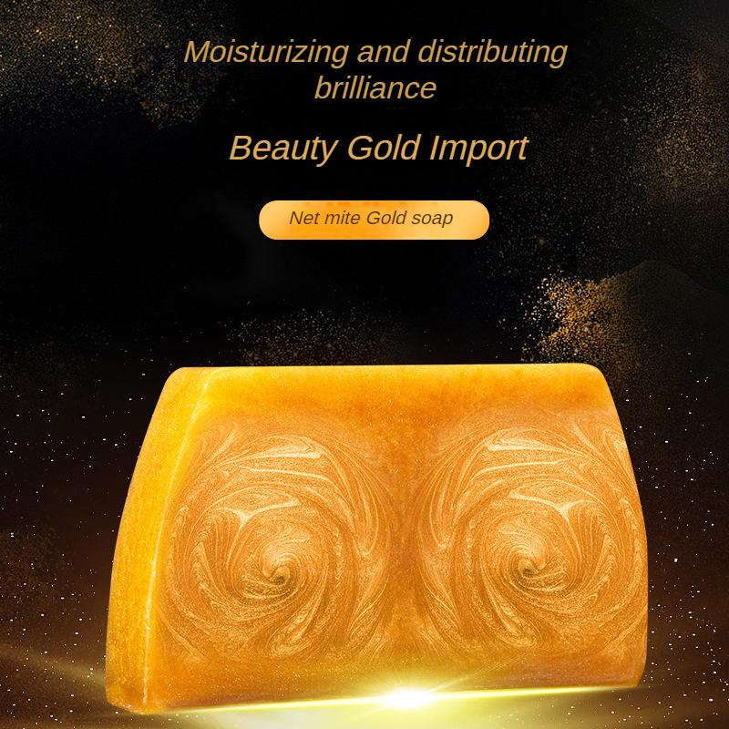 [Persistent fragrance] Gold perfume soap Handmade soap with hand ...