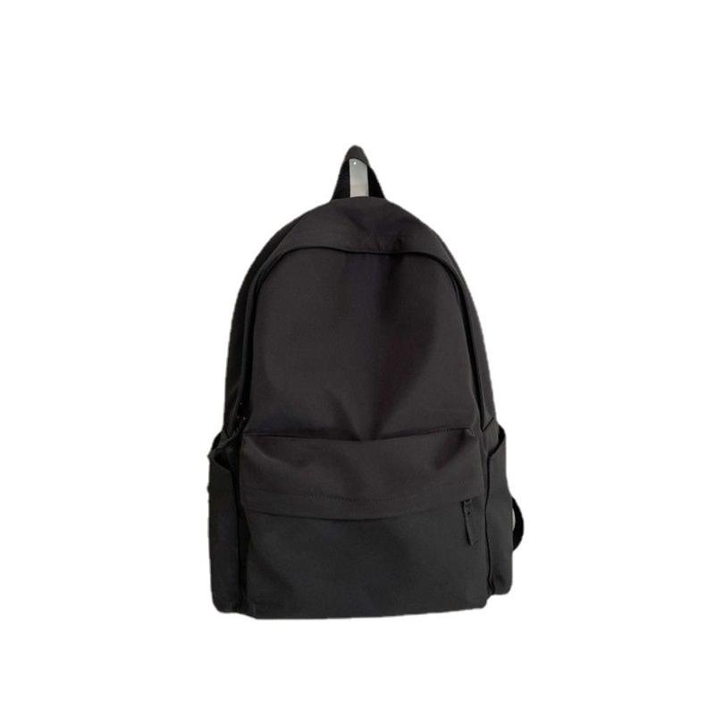 Nylon Versatile Backpack Trendy Black Grey White Red Waterproof ...